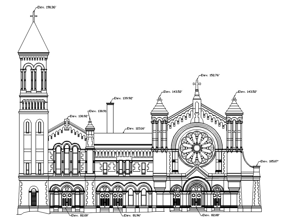 Façade Architectural Surveys | As-Built Elevation Drawings - G&P Associates