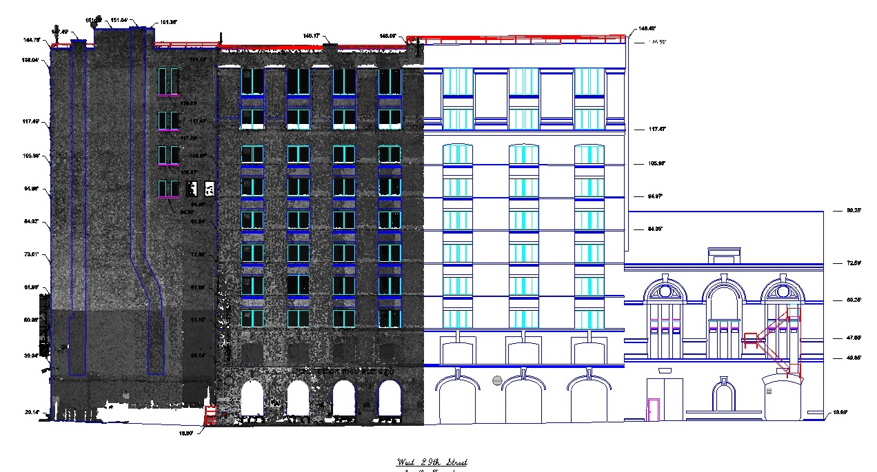 Façade Architectural Surveys | As-Built Elevation Drawings - G&P Associates