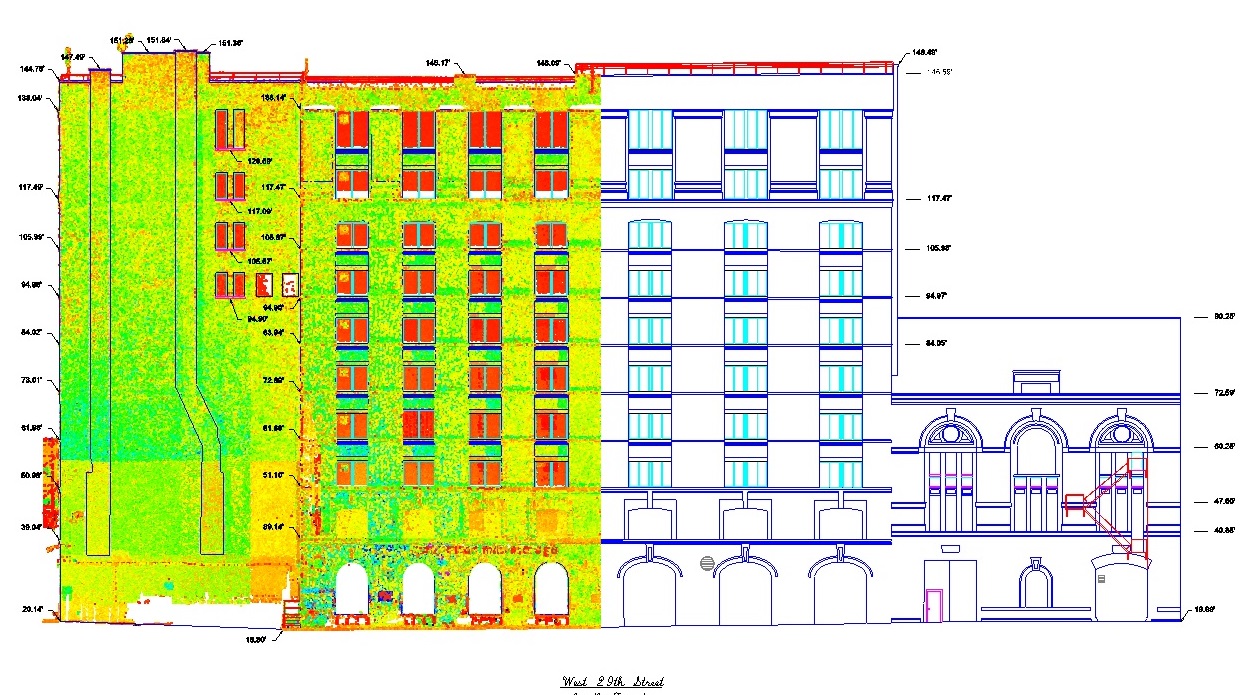 Façade Architectural Surveys | As-Built Elevation Drawings - G&P Associates